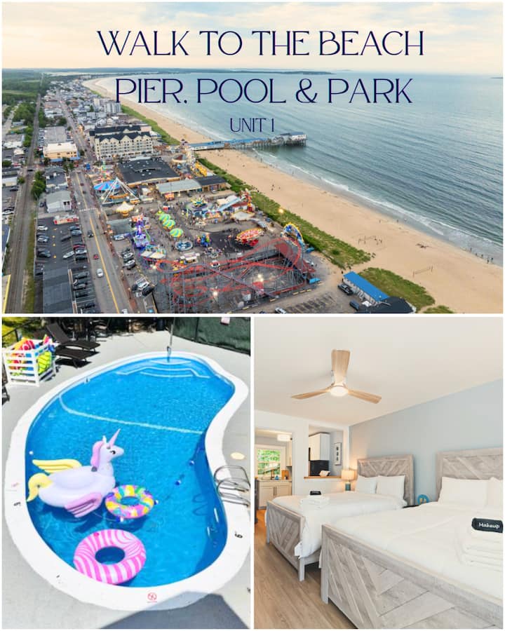 Steps To Beach, Pier, Park | Condo With Pool • 1 - Carousel, Old Orchard Beach