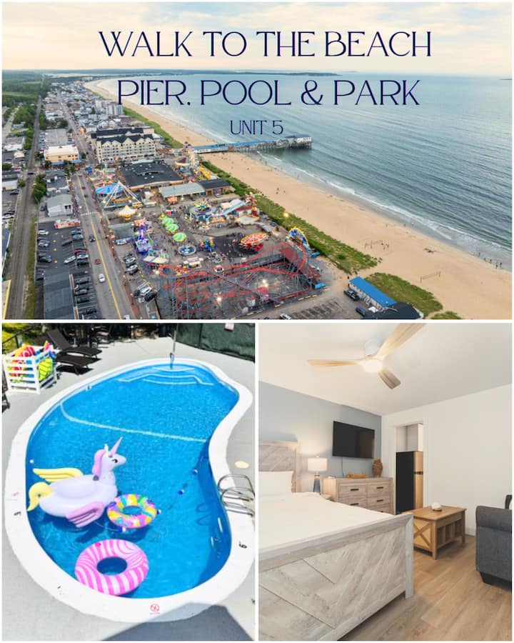 Steps To Beach, Pier, Park | Condo With Pool • 5 - Carousel, Old Orchard Beach