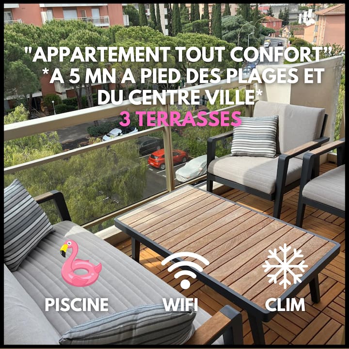 Appartement L'écrin Des Empereurs Dans Résidence - Saint-Raphaël