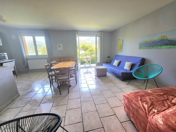 Vue Lac & Montagnes 6 Couchages - Lac de Serre-Ponçon