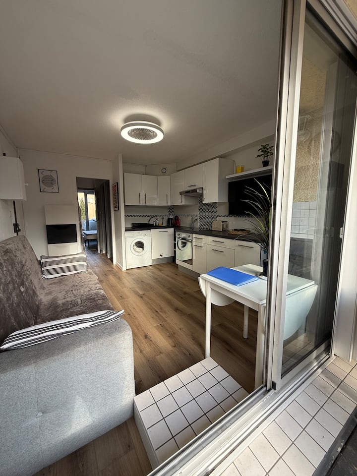 T2 Résidence Sécurisé 100m Mer 2 Extérieur 6 Pers - Valras-Plage