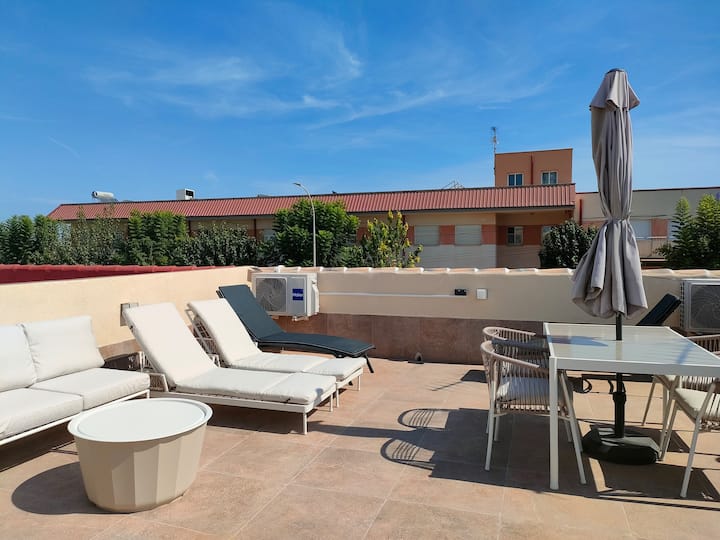 Modern Sunny House With Private Terrace Near Sea - Los Alcázares