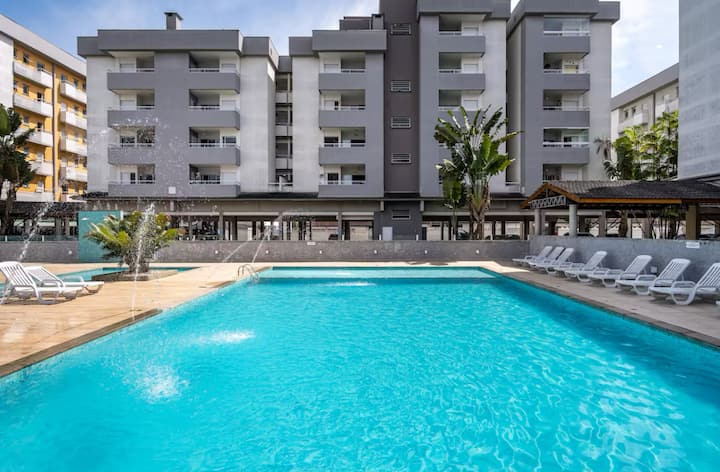 Ap 6410 200m Da Praia. Ar/cond. Pet. Roupa De Cama - Ubatuba