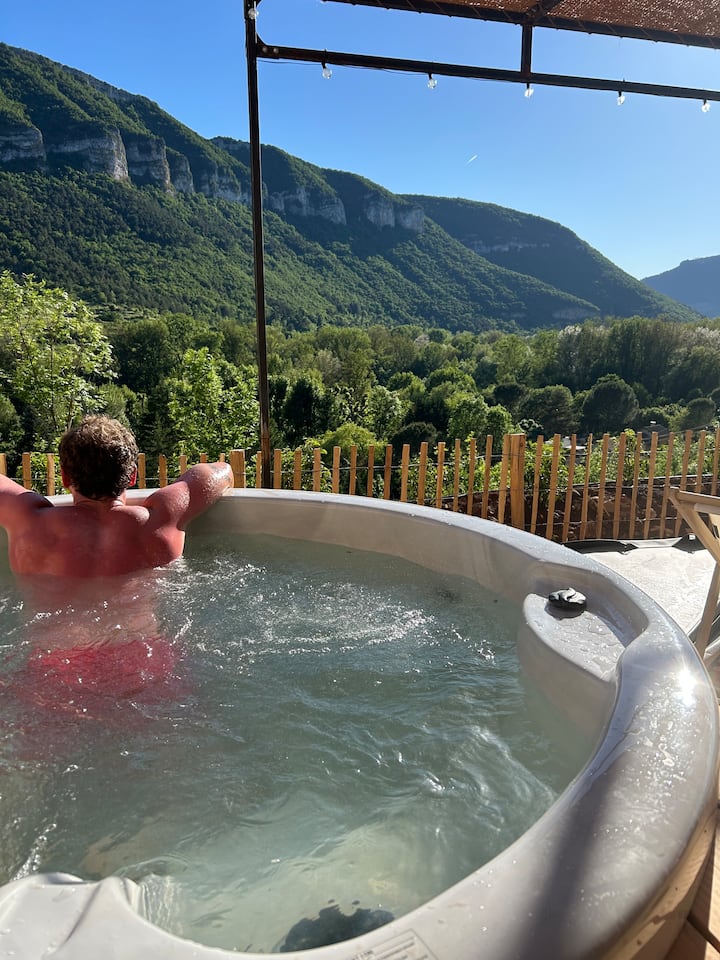 3 Gîtes Enterrés Avec Spa/paddle - Gorges du Tarn