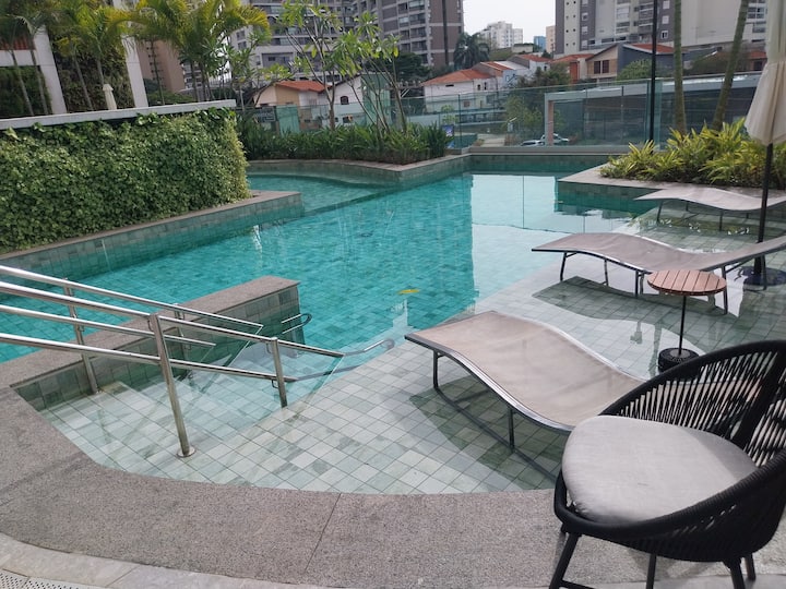 Studio Novo Completo Metrô Brooklin - Santo Amaro