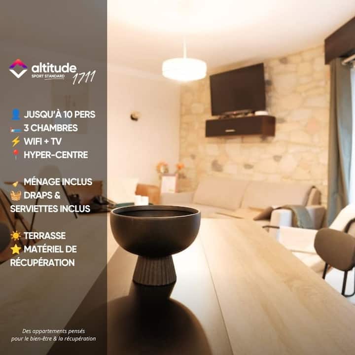 Altitude 1711 - T4 En Hyper-centre Avec Terrasse - Font-Romeu-Odeillo-Via