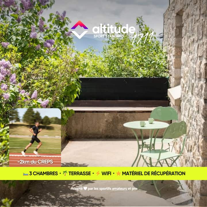 Altitude 1711 - T4 En Hyper-centre Avec Terrasse - Font-Romeu-Odeillo-Via