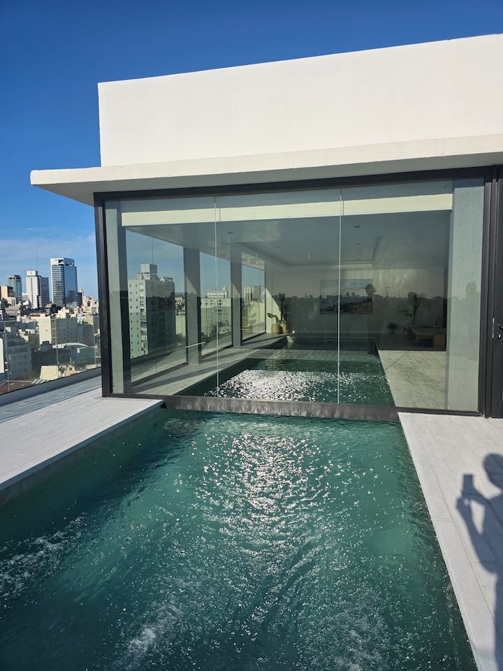 Moderno Departamento Balcón Pileta Seguridad 24 Hs - アルゼンチン