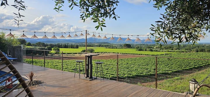 Chambre Belle Vue Avec Piscine - Clermont-l'Hérault