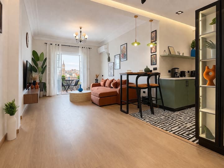 K Cribs • Two Connected Apartments • 5br • Zamalek - Cairo