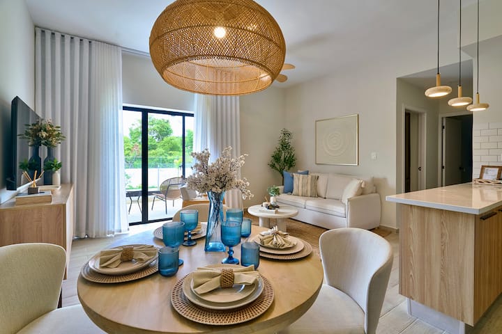 6-2a Puntacana 2br+jacuzzi Privado+ Playa+golf - Punta Cana