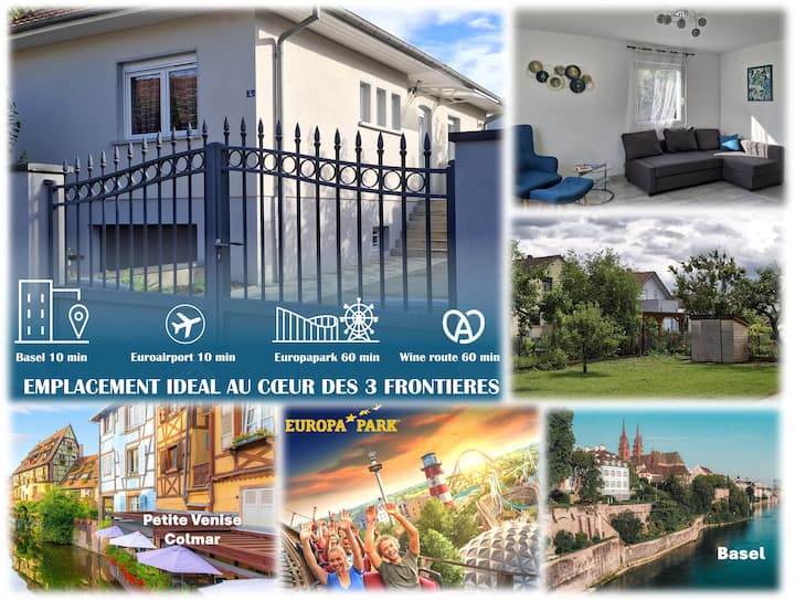 Charmante Maison Avec Jardin - Bâle