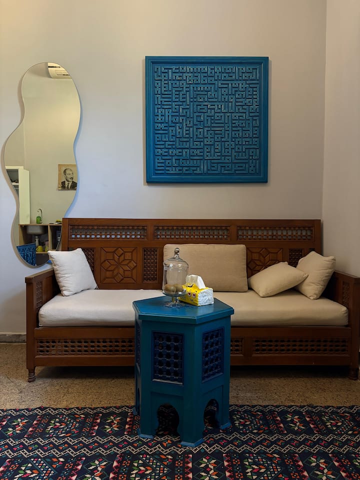 Cozy Blue Studio With Private Garden Unit 1012 - Cairo