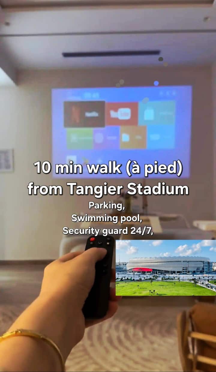 Doux Nuage De Tanger - 10min Walk Stadium, Parking - Tangier, Morocco