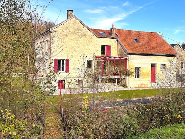 La Maison Du Canal - Maison Au Bord De L'eau - Ardennes