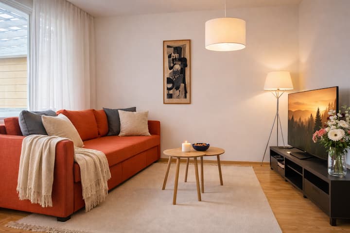Oulu Modern 2br With Sauna, Patio & Free Parking - 오울루