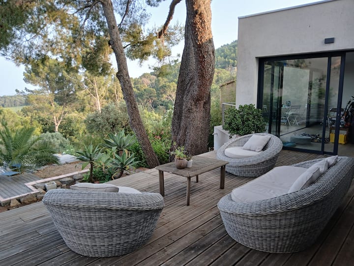 Maison Vue Mer 8 Personnes - Hyères