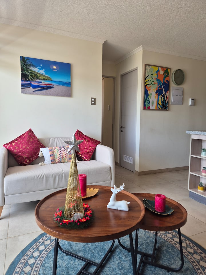 Rincón Costero, Balcon Y Piscina A Pasos Del Mar - La Serena