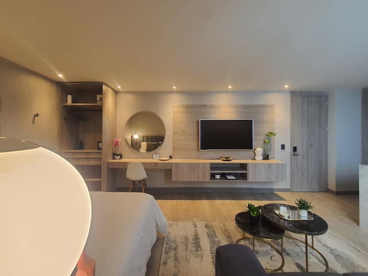 Modern Apt Near Beach+a/c+ Fast Wifi+55 "Smart Tv - Cartagena