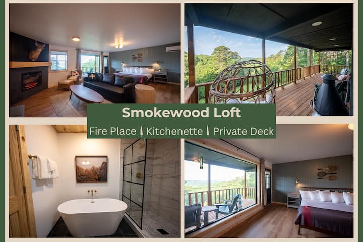 Smokewood Loft- Amazing Views! - Eureka Springs, AR