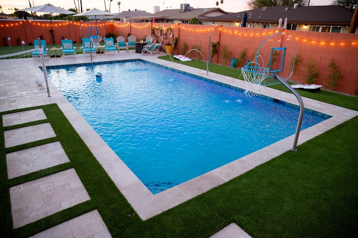 Boho Bungalow Escape-play (Salt) Pool, Spa, Golf - Tempe, AZ
