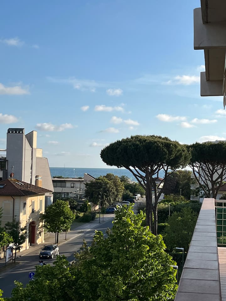 Casa Leone - Terrazza Vista Mare A 300 M-parking - Camaiore