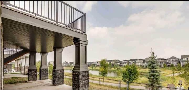 Pond View Walkout Suite - Airdrie