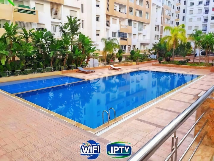 Excellent Appartement T3 Piscine - Agadir