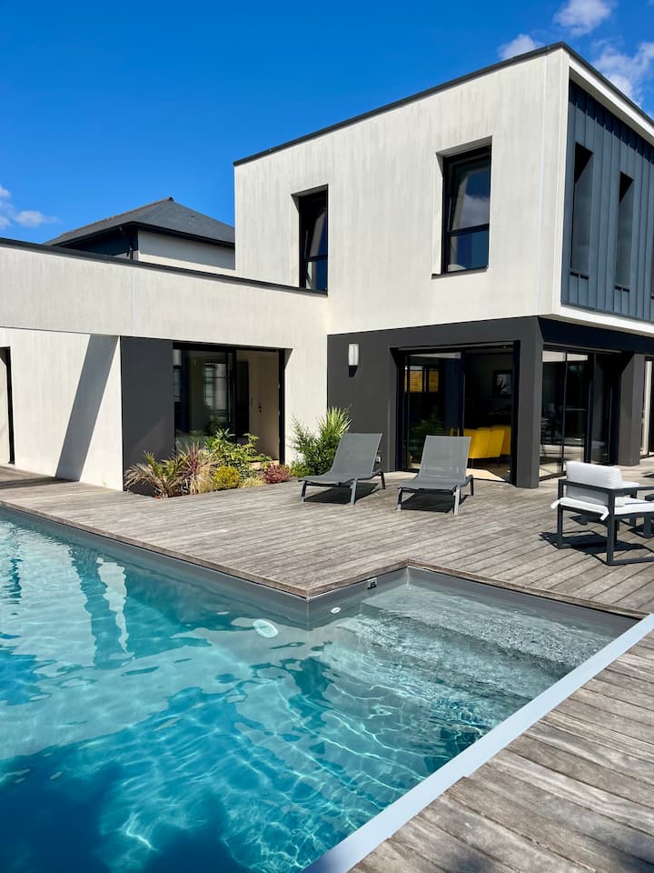 Maison Avec Piscine Proche De Rennes 8 Personnes - Betton