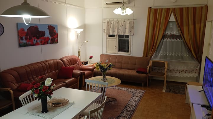 Kaksio 60m2. 1-6h. 2kpl Mh. Prisma/ravintola 200m. - Savonlinna