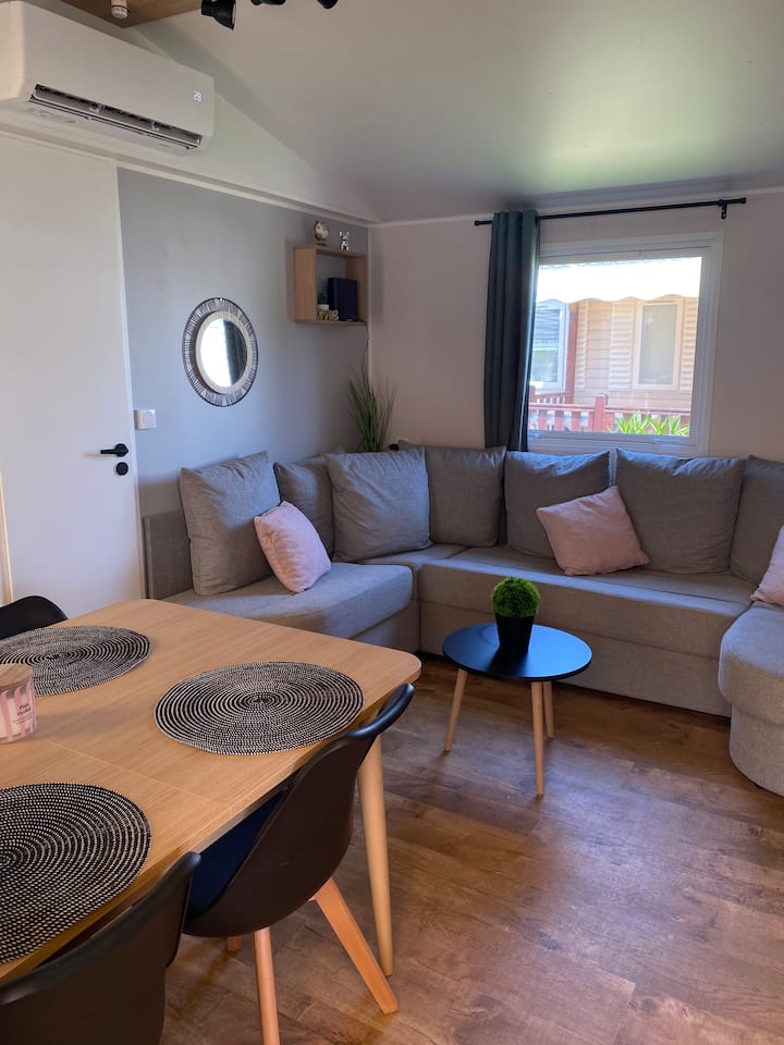 Mobil Home - Camping à Coté De La Mer - Saint-Cyprien