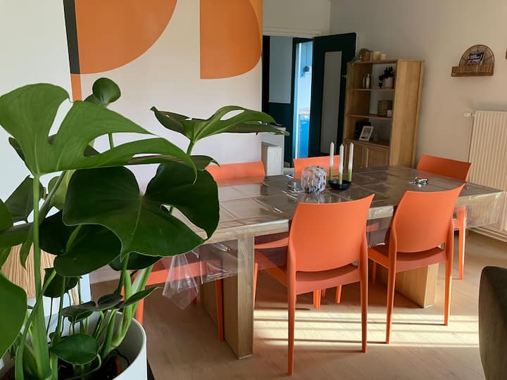 Appart Familles & Pro : 3 Chambres, Tram - Lille - Tourcoing