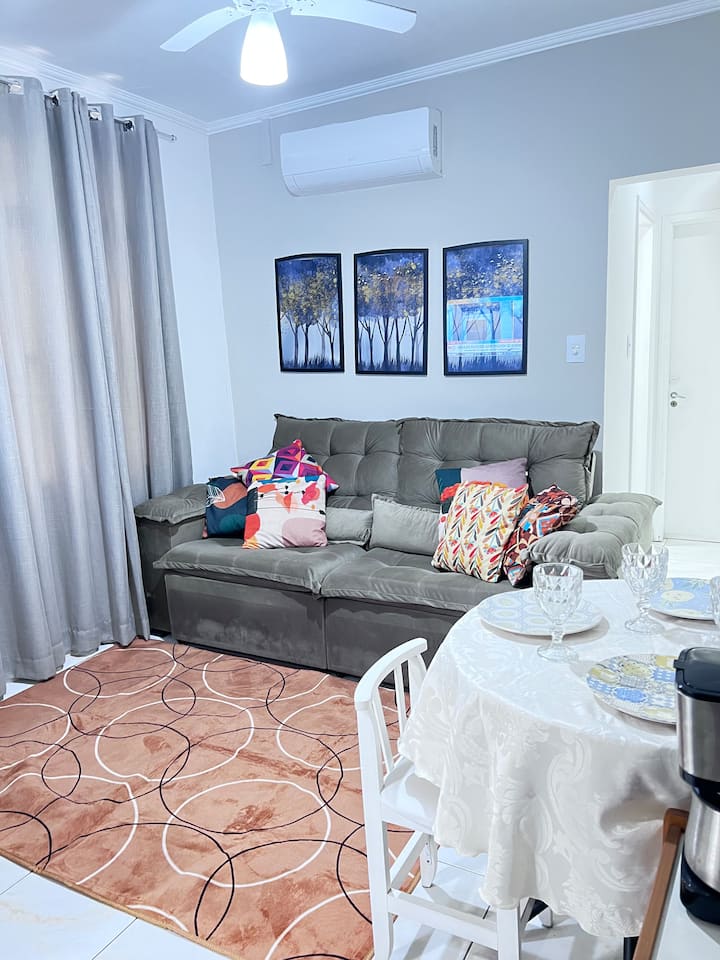 Embaré Ar Cond. 30 M Praia, Garagem, Wi-fi 500 Mb - Santos State