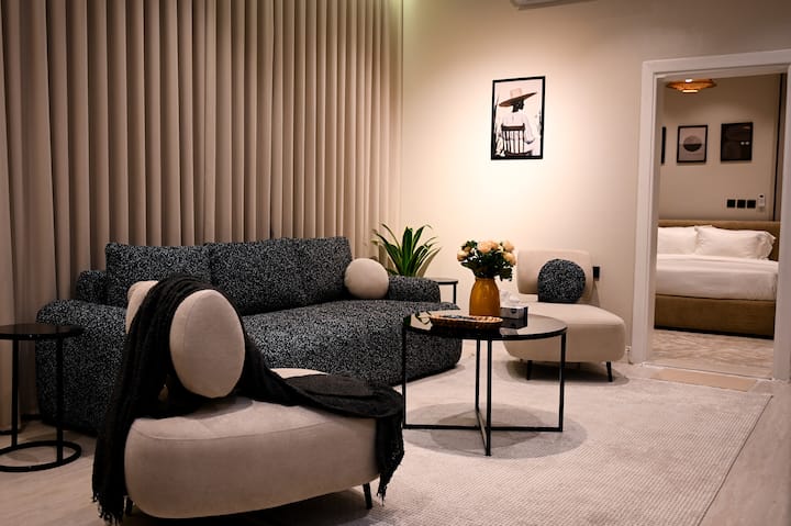 غرفة وصالة فاخرة بحي النهضة - ジェッダ