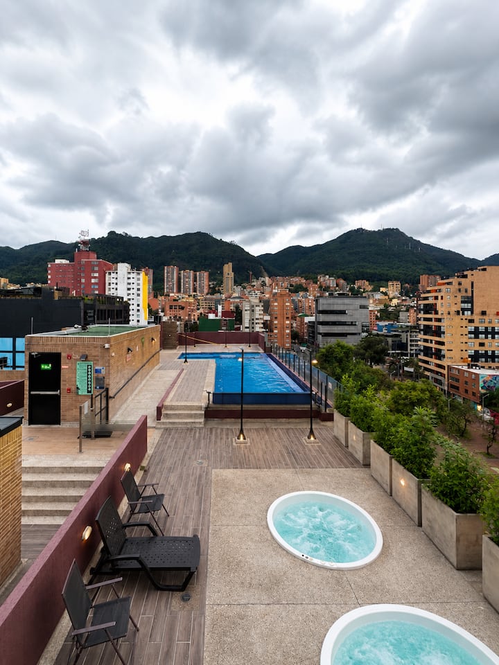 Modern & Cozy In Club House | Pool Jacuzzi Sauna - Bogota