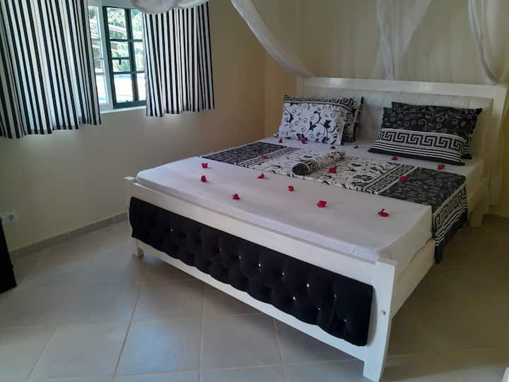 Black And White Is Beautiful - House Zebra - Diani Beach