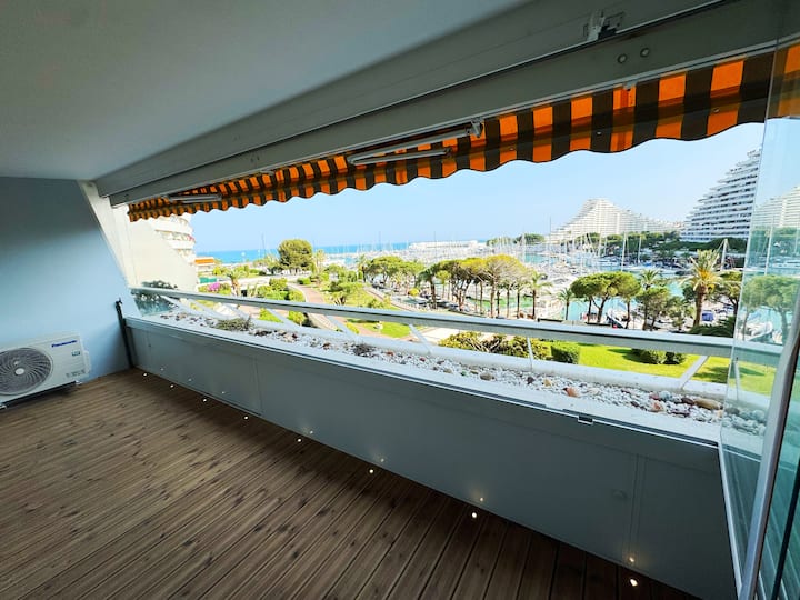 #S21 ÉVasion Chic - Vue Mer & Port - Marina - Villeneuve-Loubet