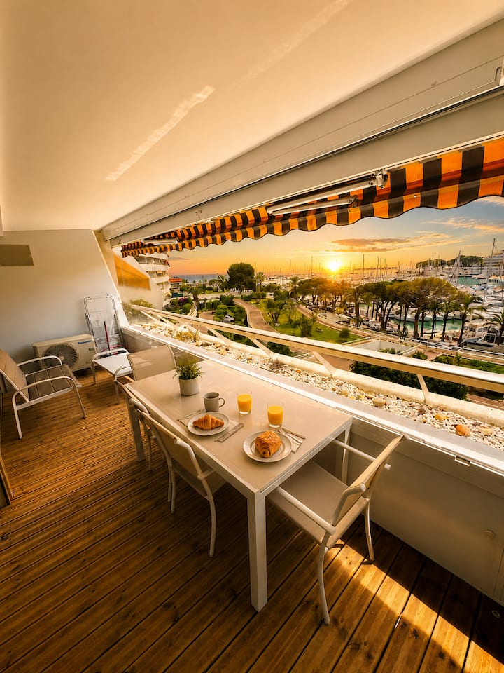 #S21 ÉVasion Chic - Vue Mer & Port - Marina - Villeneuve-Loubet