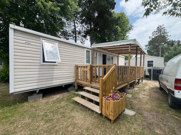 Mobil-home 8pers, Avec Clim, Camping 4etoiles. A09 - Saint-Jean-de-Monts
