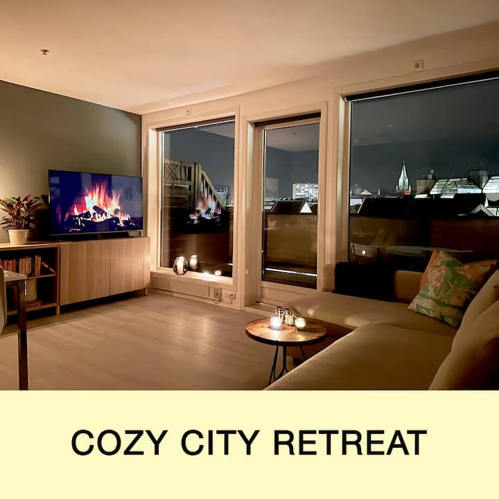 Balcony! Ultra-central & Cozy • 55” Tv - Stavanger