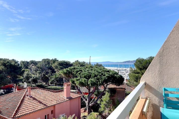 Petit T2 Face Mer, Dernier éTage+roof Top Privé - Cap Estérel