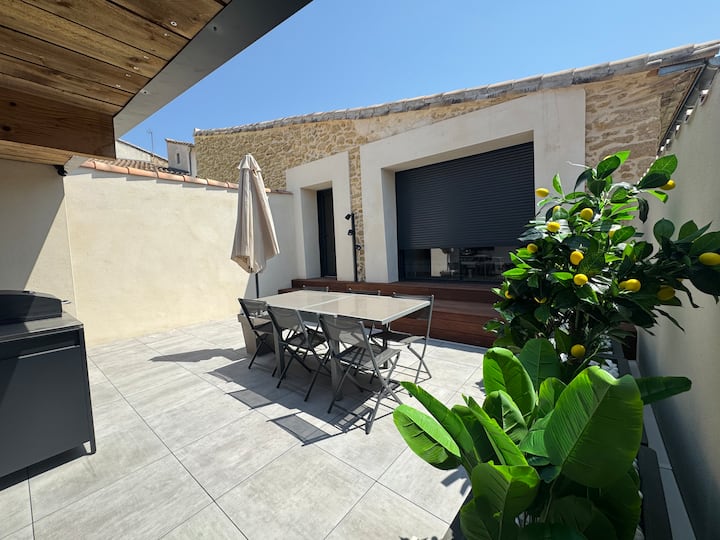 Centre Village Avec Terrasse - Fabrègues