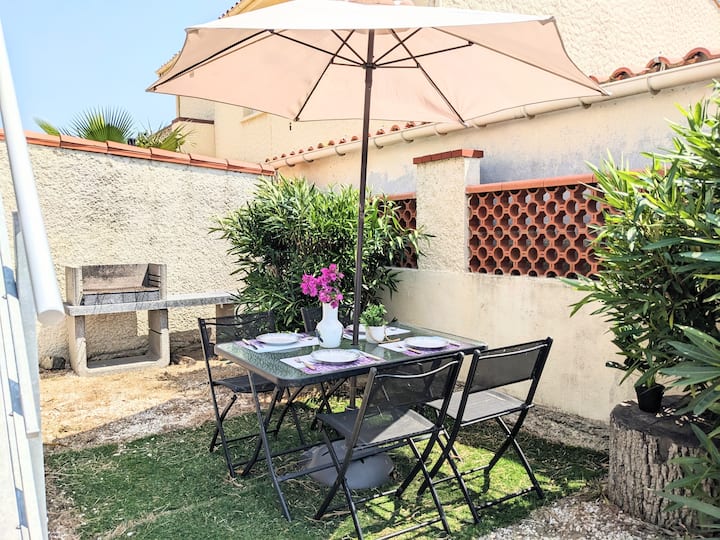 100m De La Plage, Climatisé, Terrasse Privative - Le Barcarès