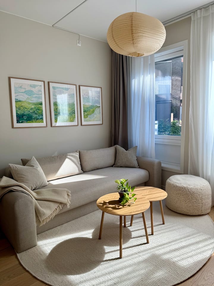 Scandinavian Style Apt. W/rooftop Panoramic View - 오슬로