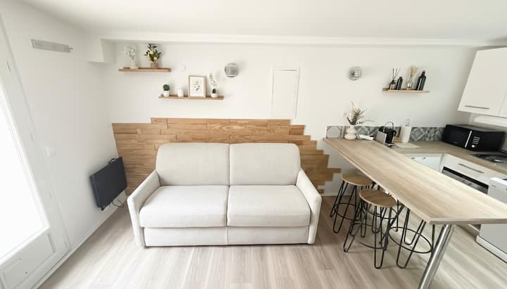 Studio Climatisé Avec Chambre à 300m Rue D’antibes - Golfe-Juan