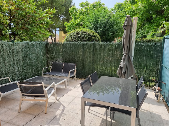Rez-de-jardin 5 Pers- Clim Wi-fi - Saint-Laurent-du-Var