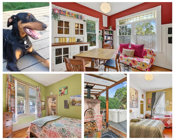 Boho Hawthorne 1885 Home Family+dog+lgbtq-friendly - Portland, OR
