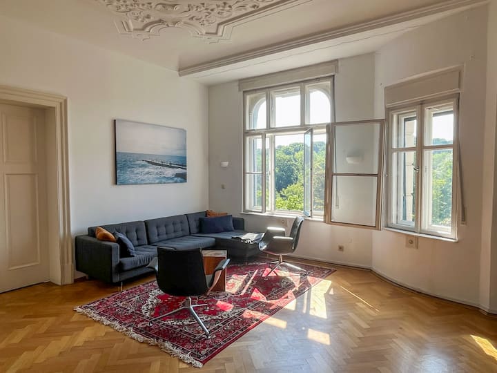 Classic 250sqm Old-town Flat Next To The River - Unterhaching