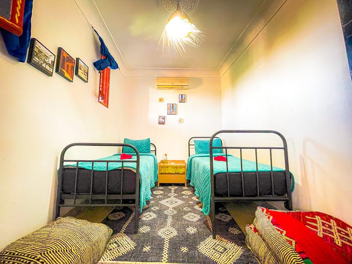 Pikala: Private Twin Room - Marrakesh