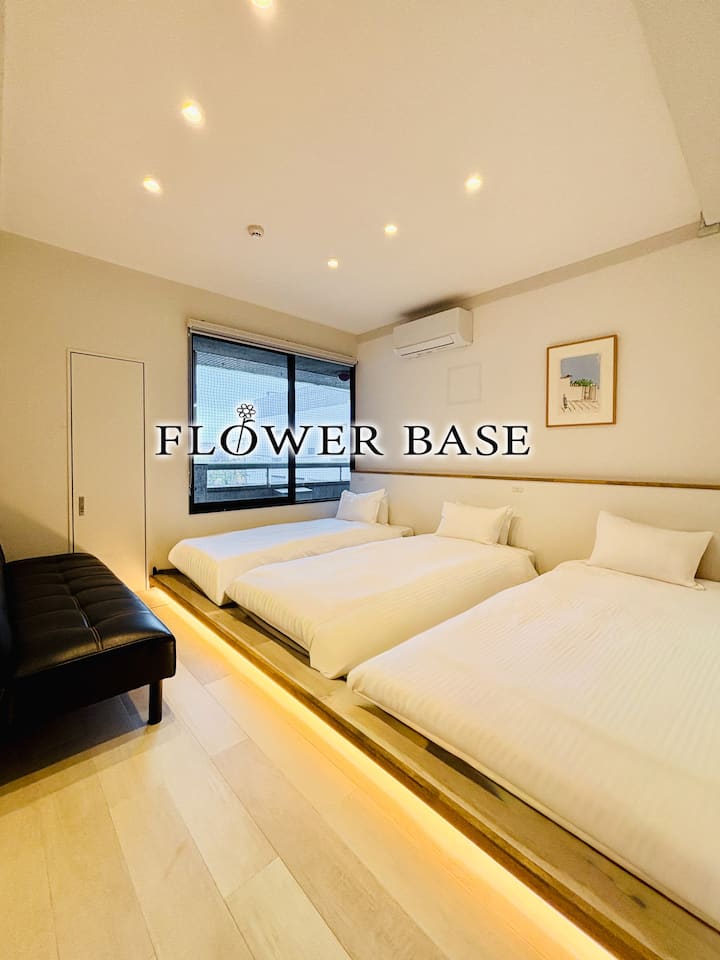 【Open Sale】2連泊30%off / Flower Base Himawari  4a 天神 - Fukuoka